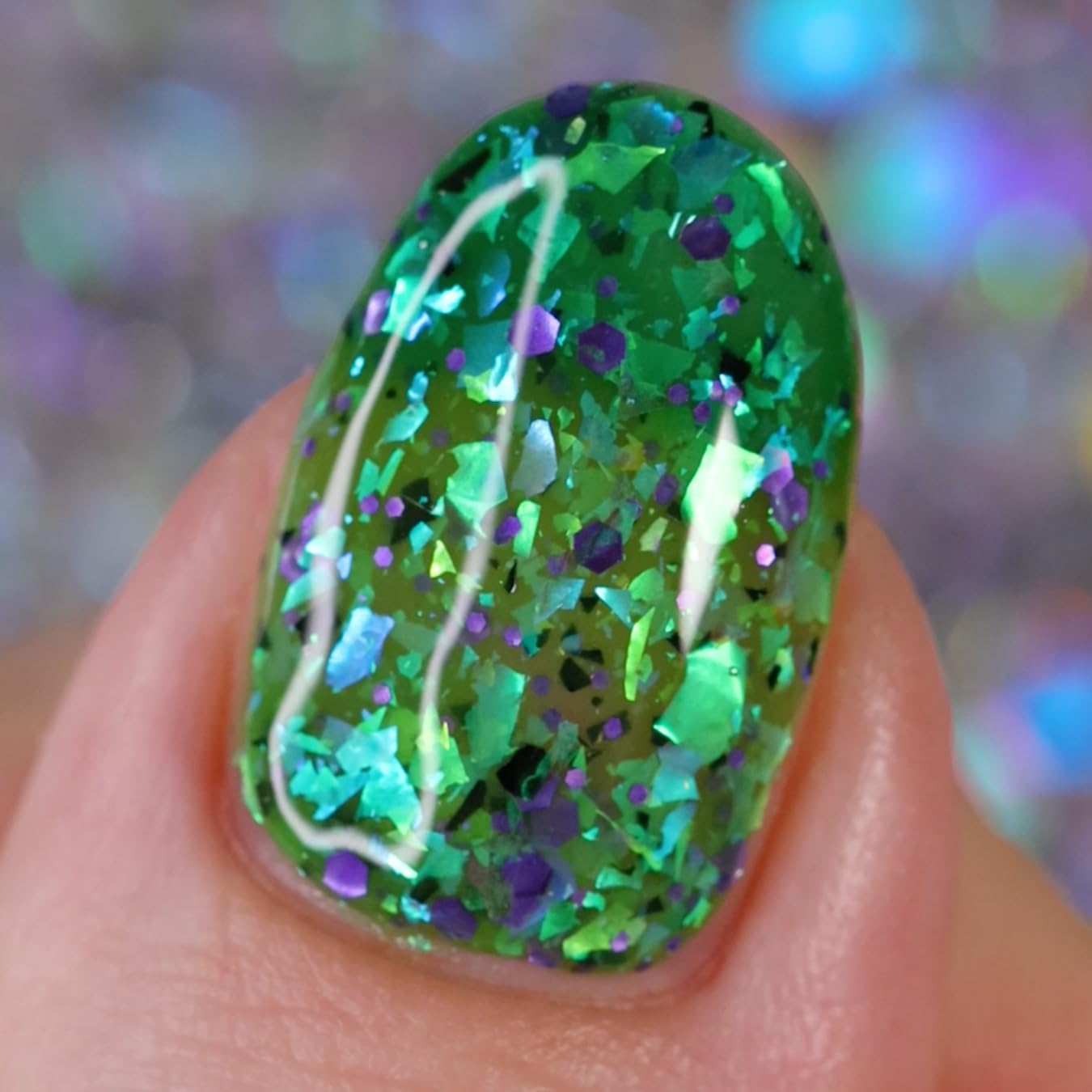 Amazon.com : Whats Up Nails - Goopy Goblin Thermal Nail Polish Green ...