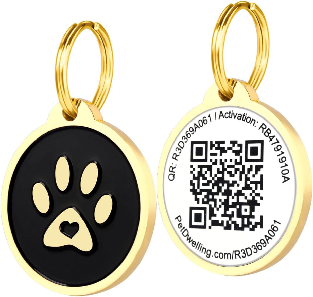 Amazon.com : Pet Dwelling Premium Pet ID Tag for Dogs and Cats: Easy ...