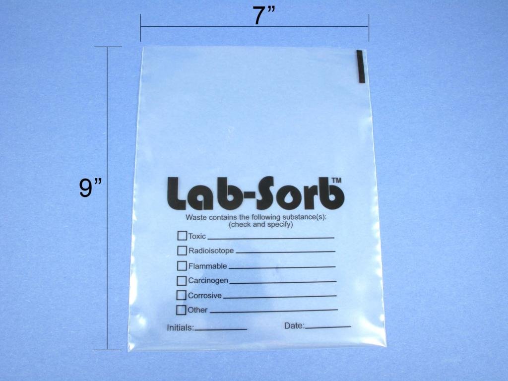 Diversified Biotech Sorb-3000, Lab-Sorb Disposal Bags, Small 50/Pk ...