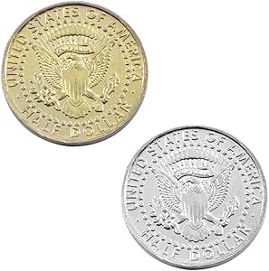 Amazon.com: SUMAG Double Sided Coin 2-Headed Half Dollar Coin Tail ...