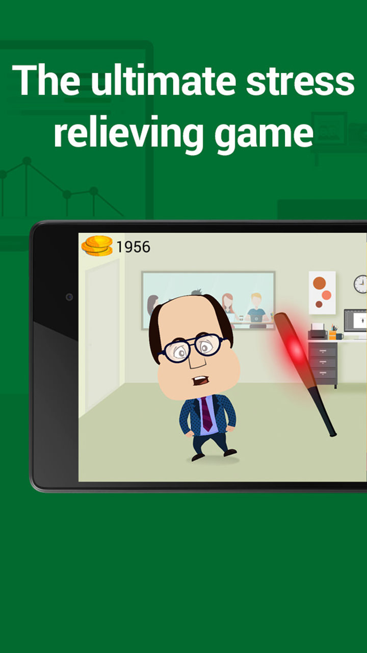 Hit the boss, Virtual game to beat the superior, smash him and be ...