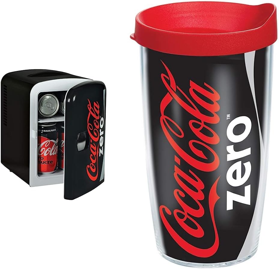 Amazon.com: Coca-Cola Coke Zero 4L Portable Cooler/Warmer, Compact ...