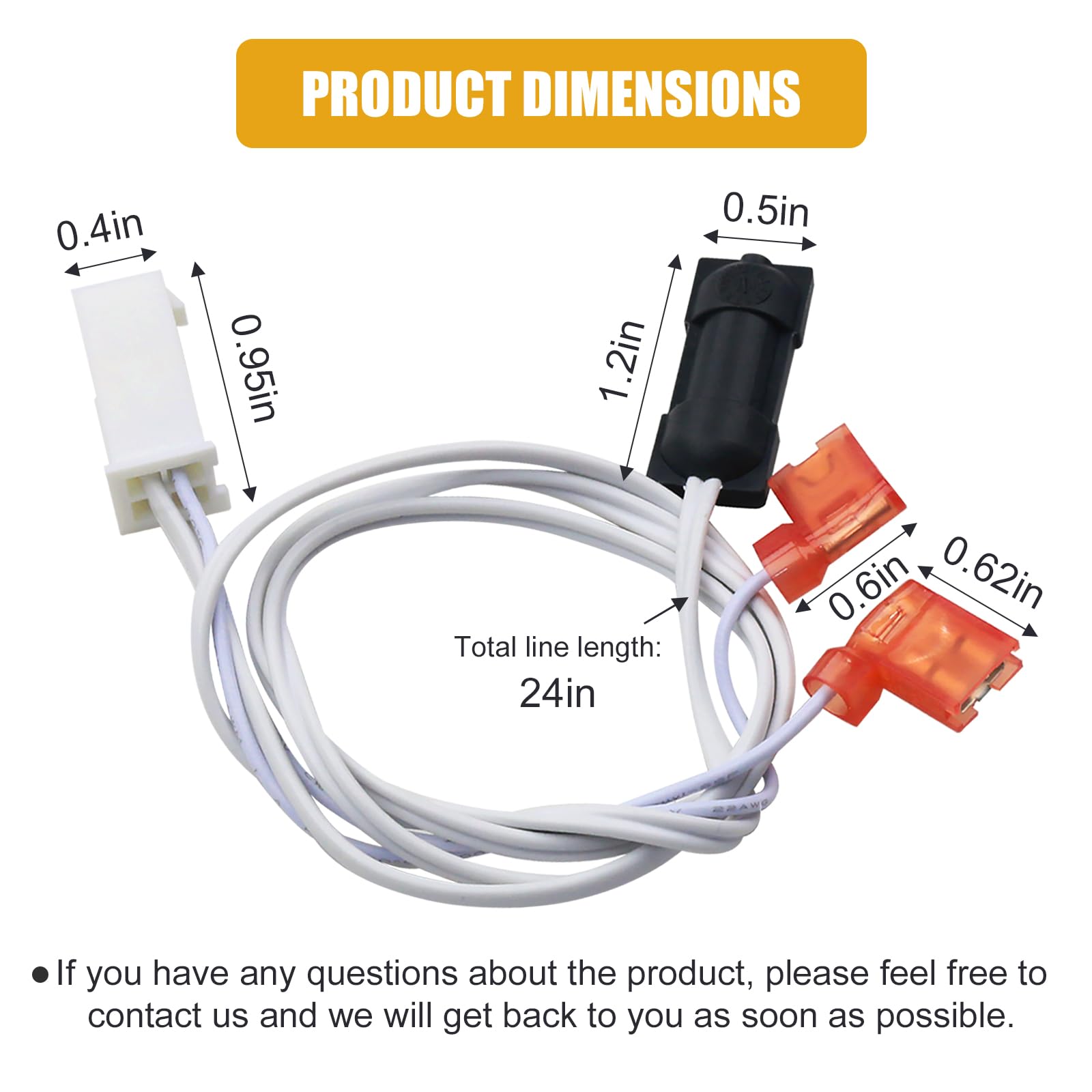Snapklik.com : 636658 Thermistor Assembly For Norcold RV Refrigerator ...