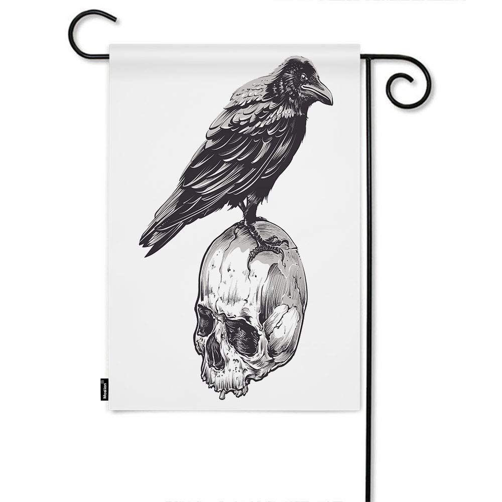 Raven Bird Head Drawing