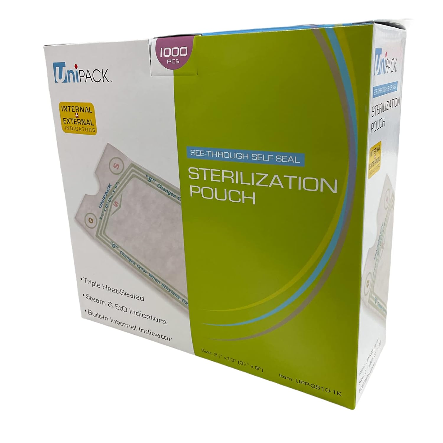 Amazon.com: UniPack Medical 790-UPP-3510-1K Sterilization Pouches, 3-1/ ...
