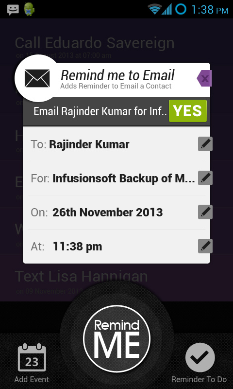 Remind Me - Quick Reminder App:Amazon.com:Appstore for Android