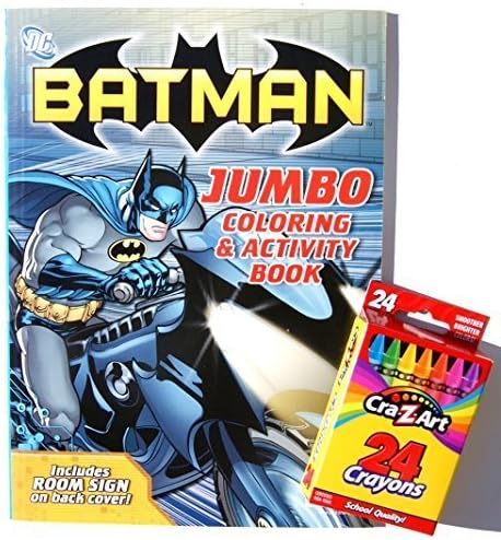 Amazon.com: DC Comics Batman Jumbo Coloring and Activity Book with ...