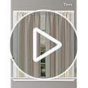 Amazon.com: GOHD Boho Parallel Boulevards Small Curtain Tiers,Farmhouse ...