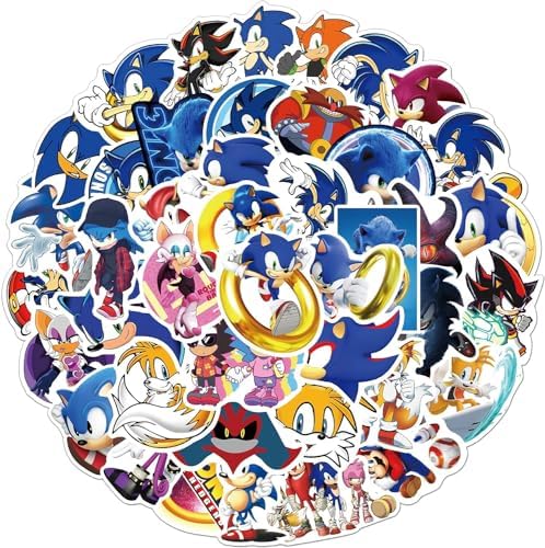 Amazon.com: Sonic The Hedgehog Sticker Pack Ultimate Set ~ 600+ Sonic ...