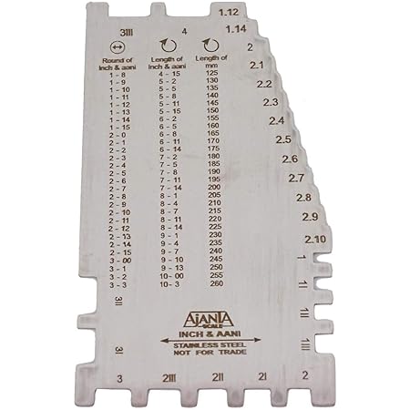 Oscar 1-27 Size Jewelry Measuring Tools Metal Bracelet Measuring Tool ...