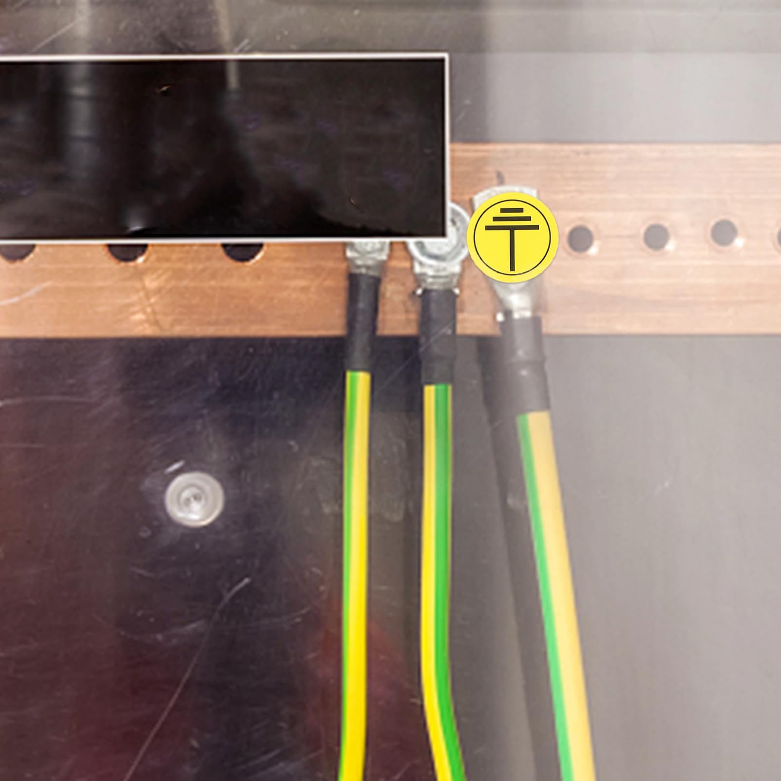 Snapklik.com : Ground Symbol Stickers 400pcs Safety Protective Earth ...