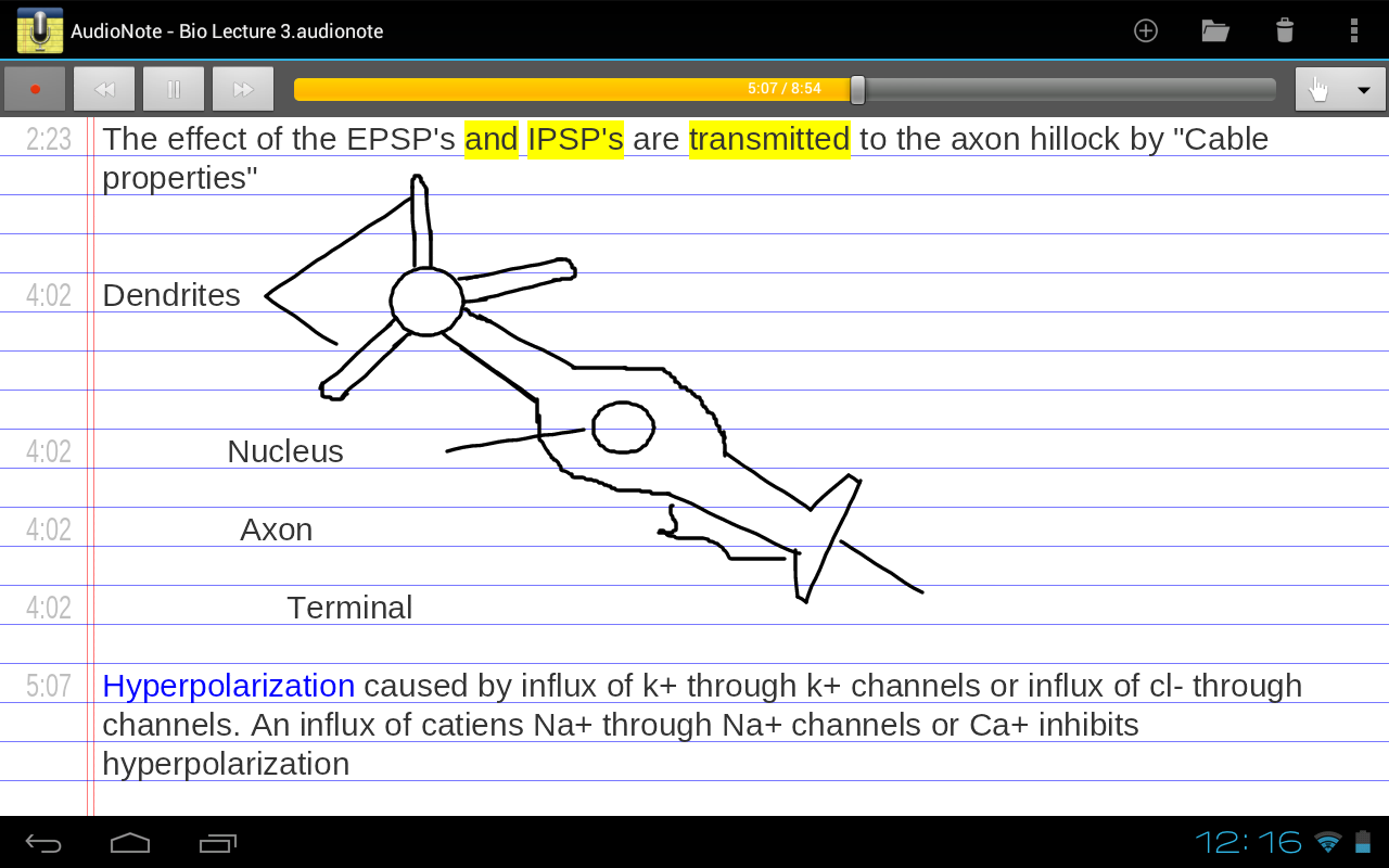 AudioNote - Notepad and Voice Recorder - App on Amazon Appstore