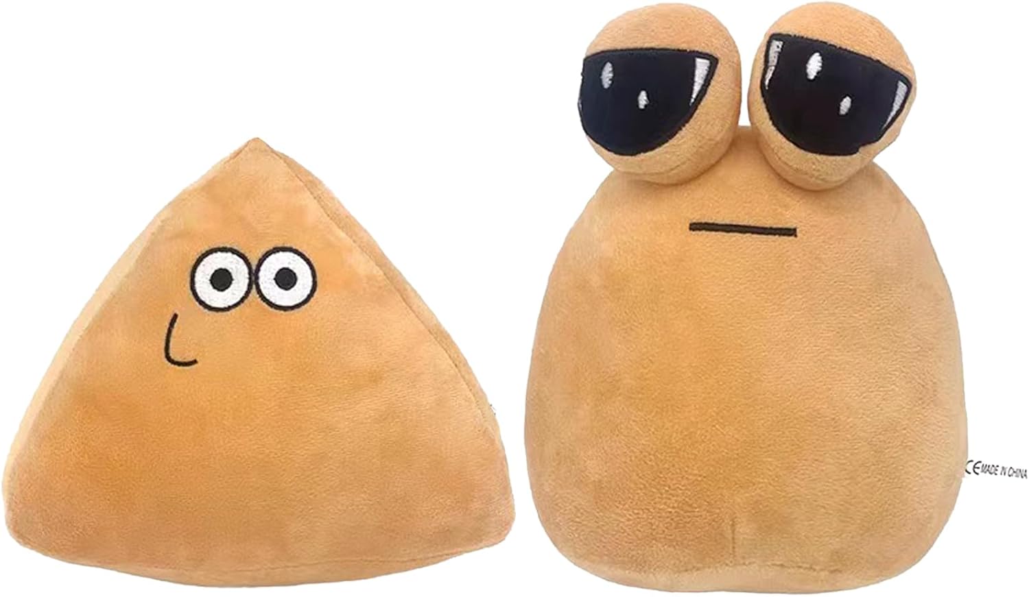 2 Packs Pou Plush,Alien Pou Plush Toy,Kawaii Alien Stuffed Plush Doll ...