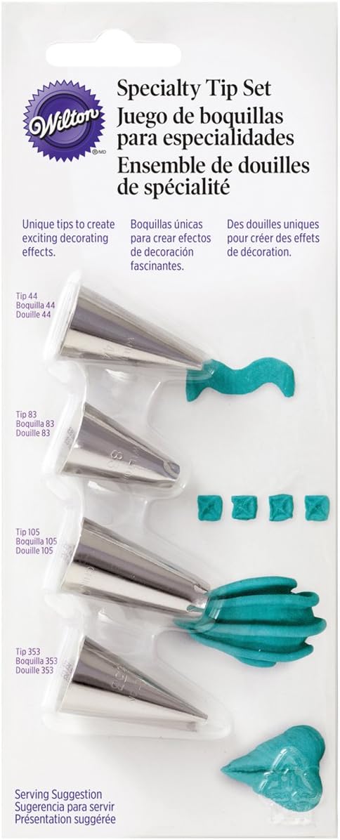 Amazon.com: Wilton 4 Piece Specialty Icing Tip Set: Home & Kitchen