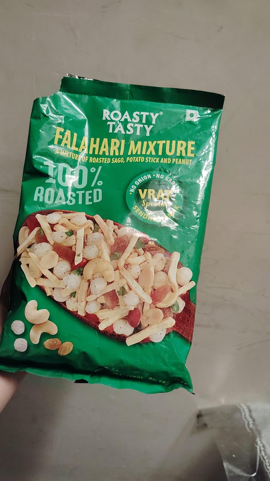 Falahari Mix Roasted Namkeen Snack 200g | Oil-Free Farari Chiwda | No ...