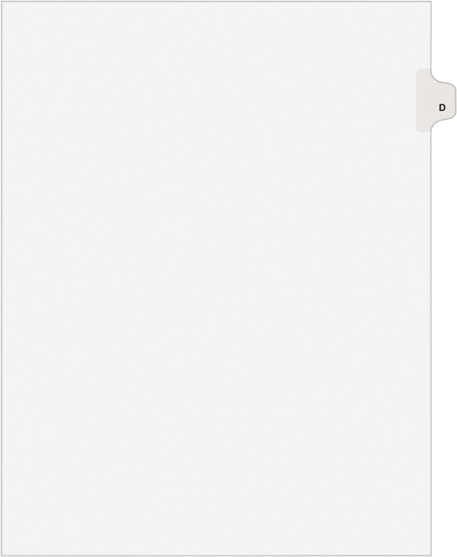 Amazon.com : Avery Legal Exhibit Tab Dividers, Tab Title: 9, White ...