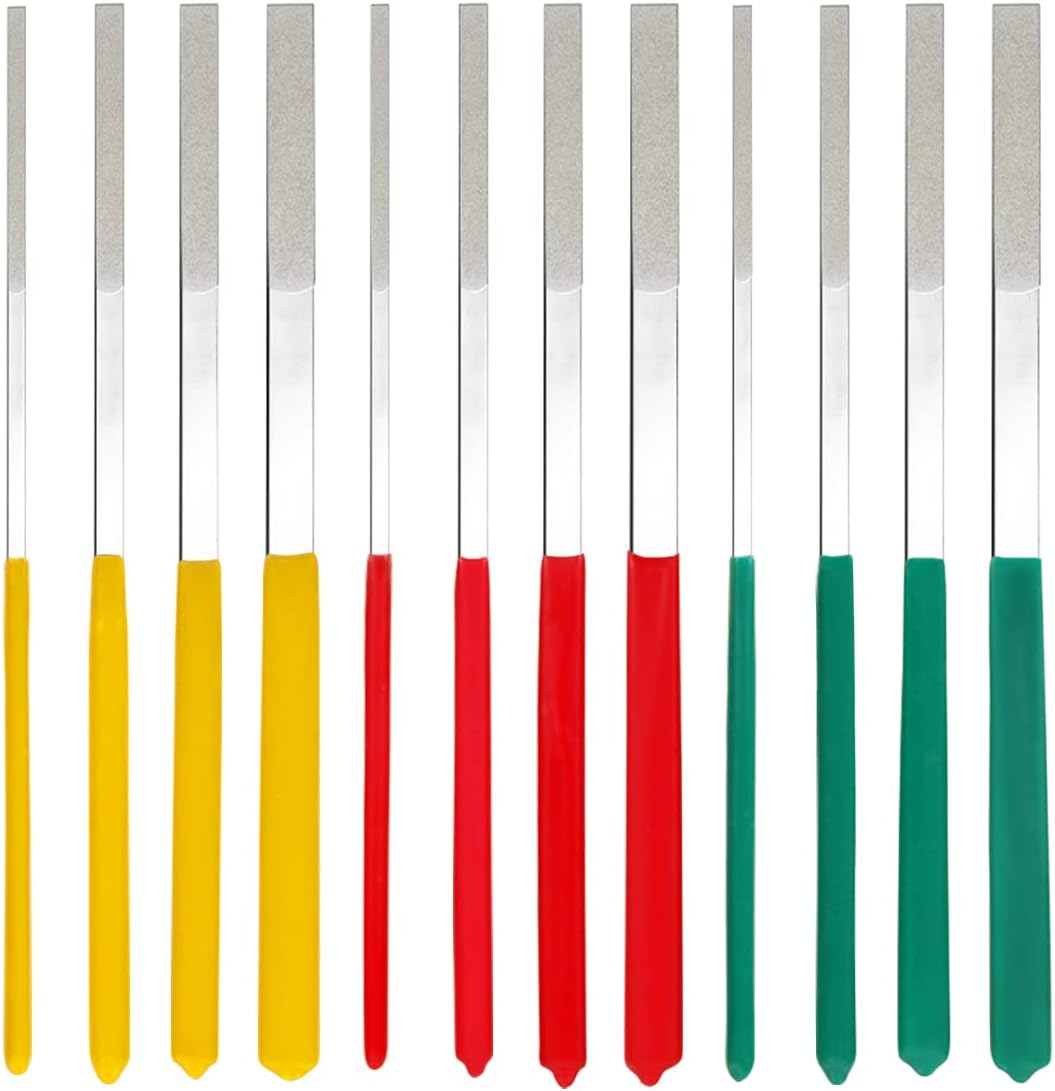 Amazon.com: YKLP 7 Inch Diamond Coated Needle Flat File Set, Repair ...