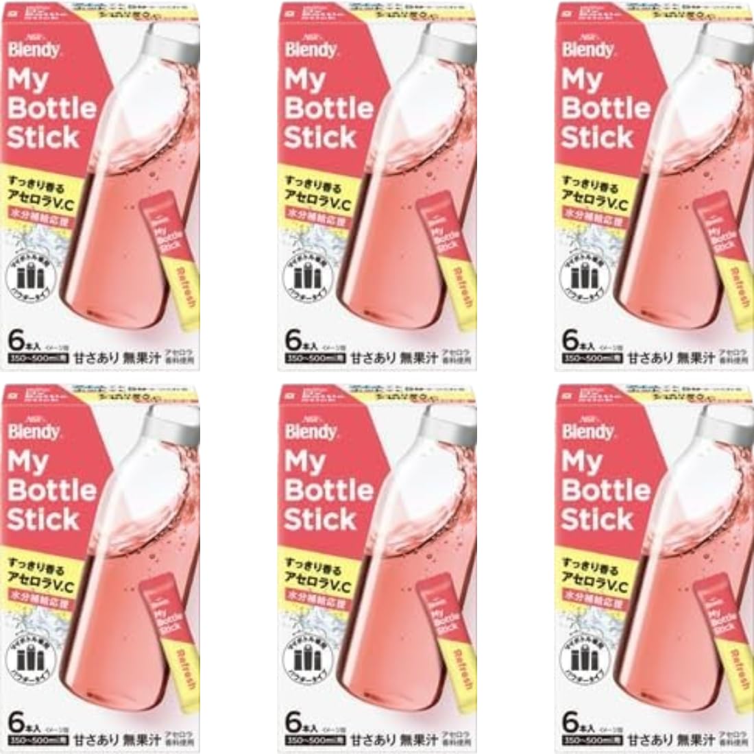 Amazon | AGF ブレンディ マイボトルスティック 6本×6箱 水筒用 (アセロラ) | ノーブランド品 | 中国茶 通販