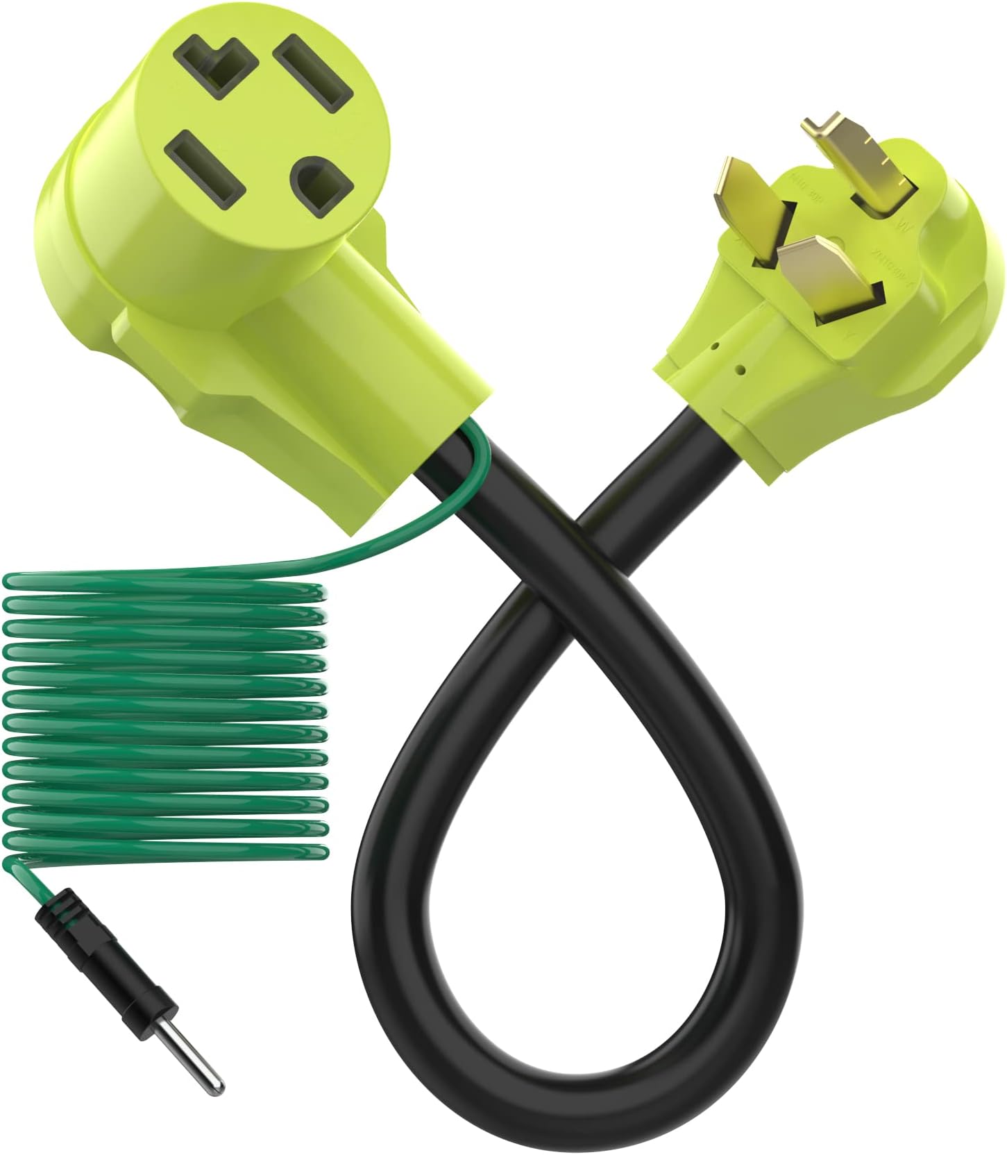 Amazon.com: VHBW 4 Prong to 3 Prong Dryer Adapter, NEMA 10-30P Male ...