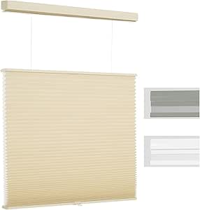 Amazon.com: MYshade Custom Top Down Bottom Up Cellular Shades, 1.5 inch Cordless Light Filtering ...