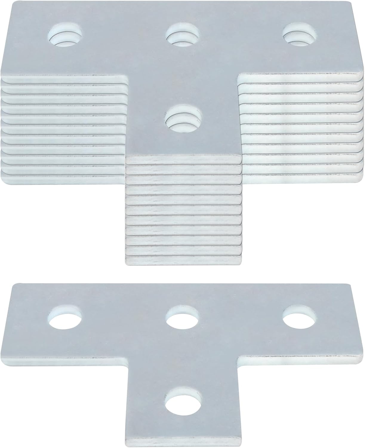 Amazon.com: 12 Pcs 4 Hole Tee Plate for 1-5/8" Strut Channel, Accept 1/ ...