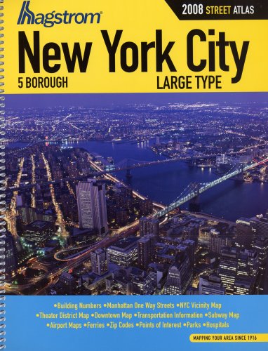 Hagstrom New York City, 5 Borough: Digitized Edition: Hagstrom Map ...