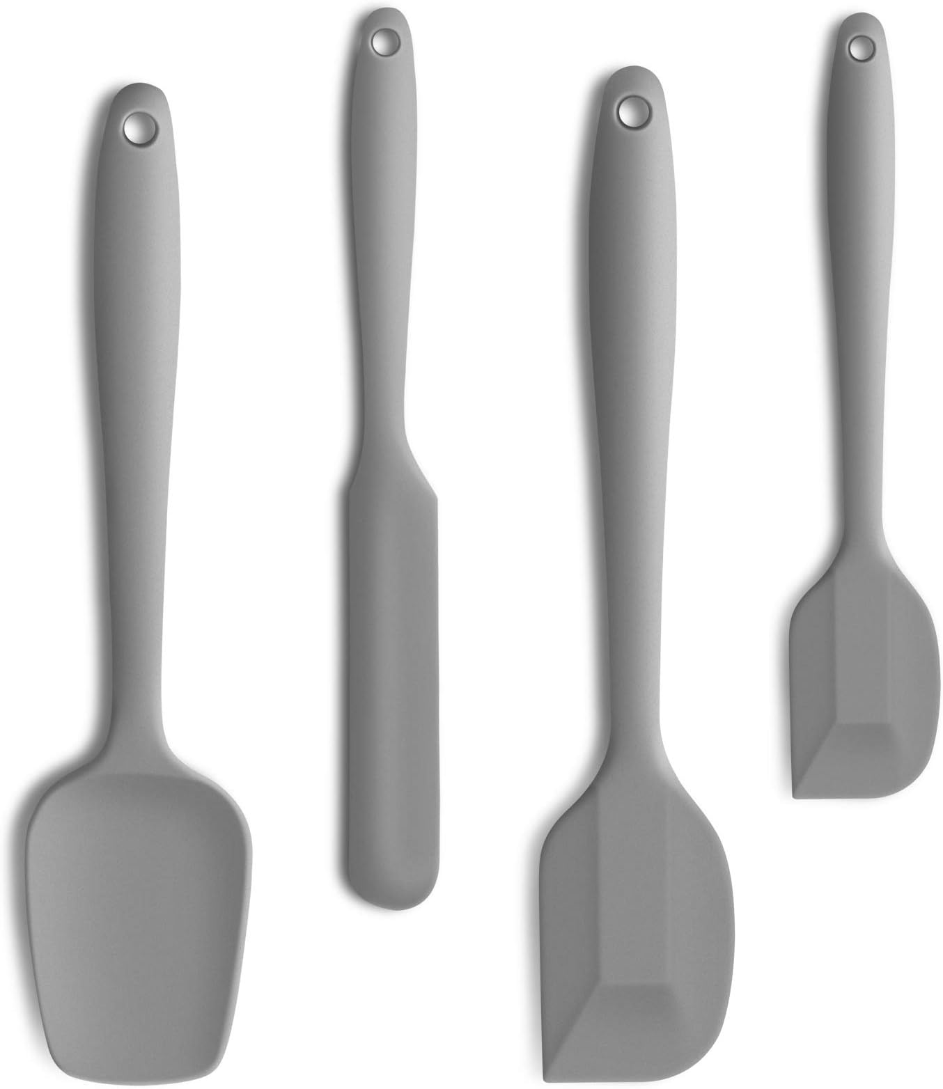 Amazon.com: ChefAide 5 Pieces Silicone Spatula Set, Food Grade Rubber ...
