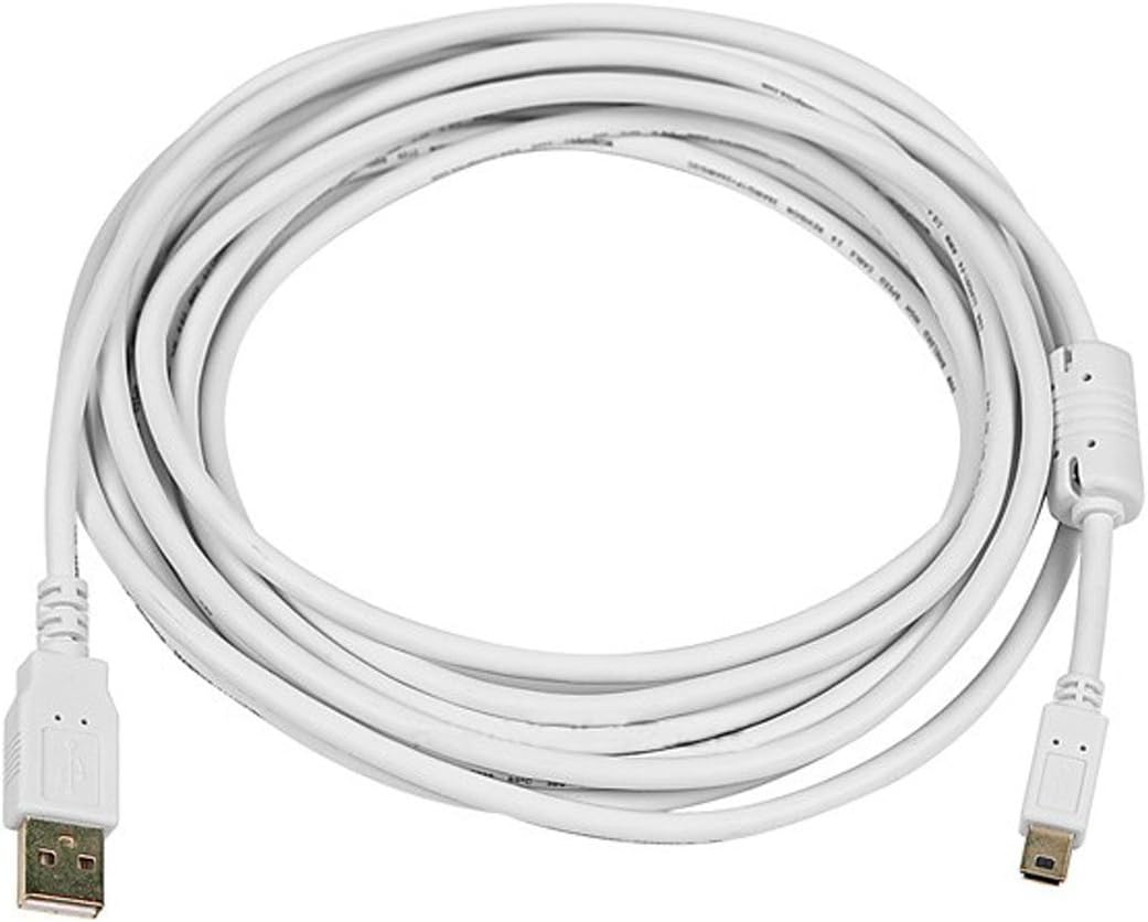 Amazon.com: Monoprice 6-Feet USB 2.0 A Male to Mini-B 5pin Male 28 ...
