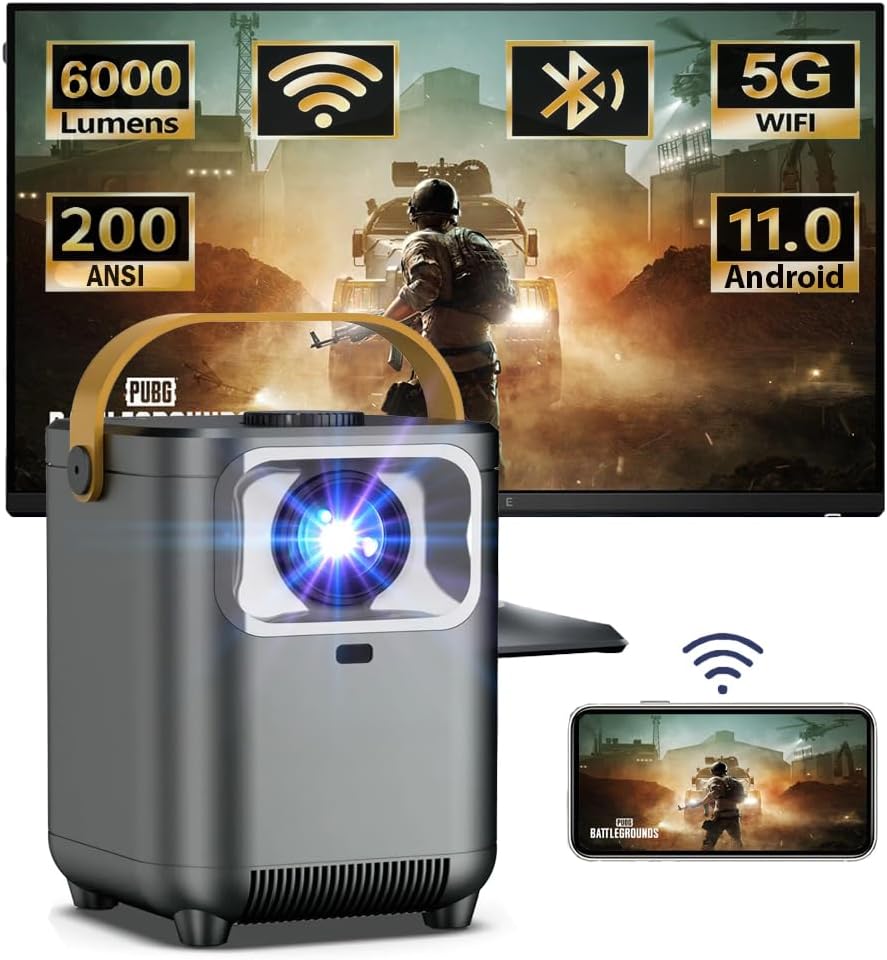 AVEDIA 4K WiFi Mini Projector for Room, 120 ANSI, 4000 Lumens, HD ...