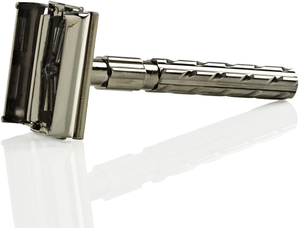 Parker Safety Razor 22R Interceptor Gunmetal Chrome Safety Razor – BigaMart