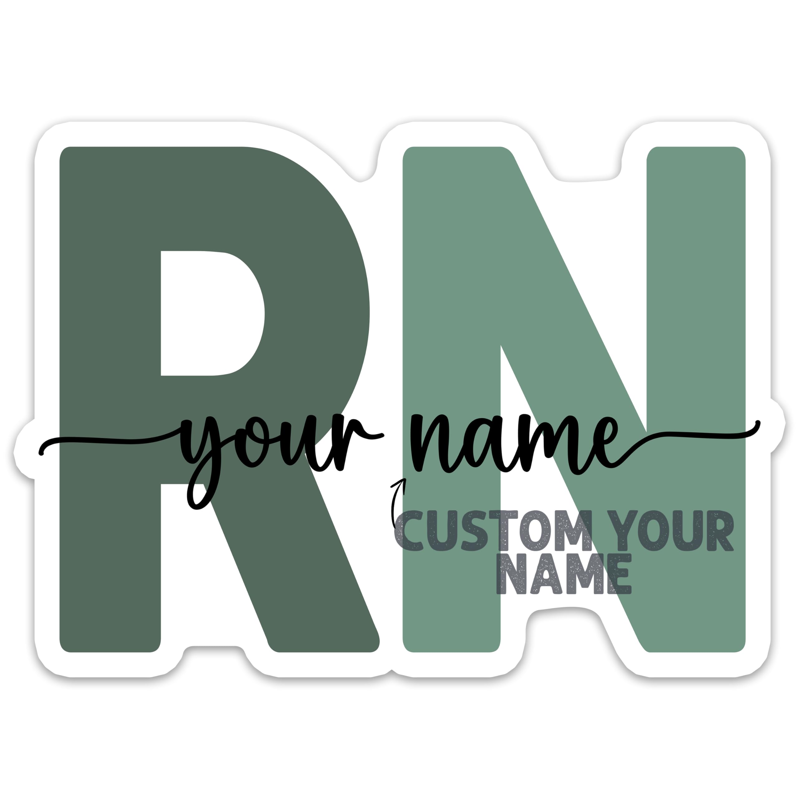 Amazon.com: GerfuArt Custom Name Stickers and Labels - Personalized ...
