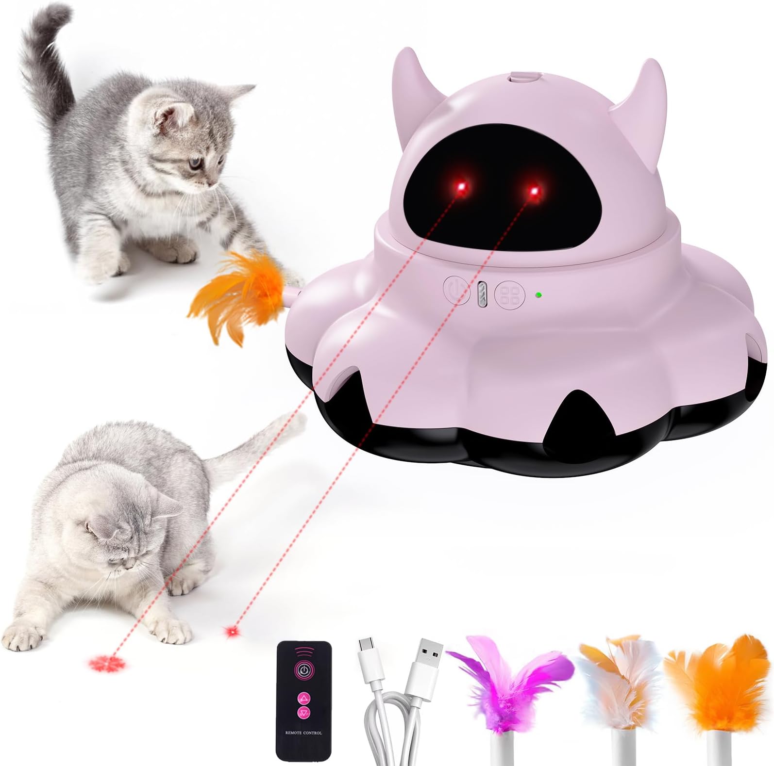 Amazon.com : Remote Control Mouse Toy,2025 New Remote Control Cat Toys Mice Electronic Moving ...