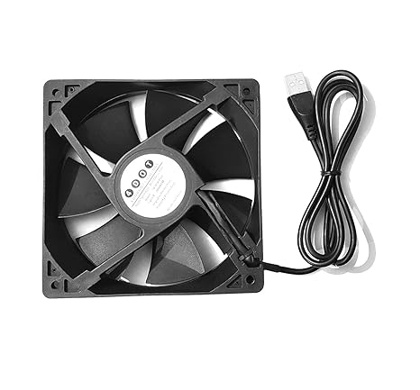 Fourdot 120mm 5Inch Fan 5V DC with USB connector Model 12025 : Amazon ...