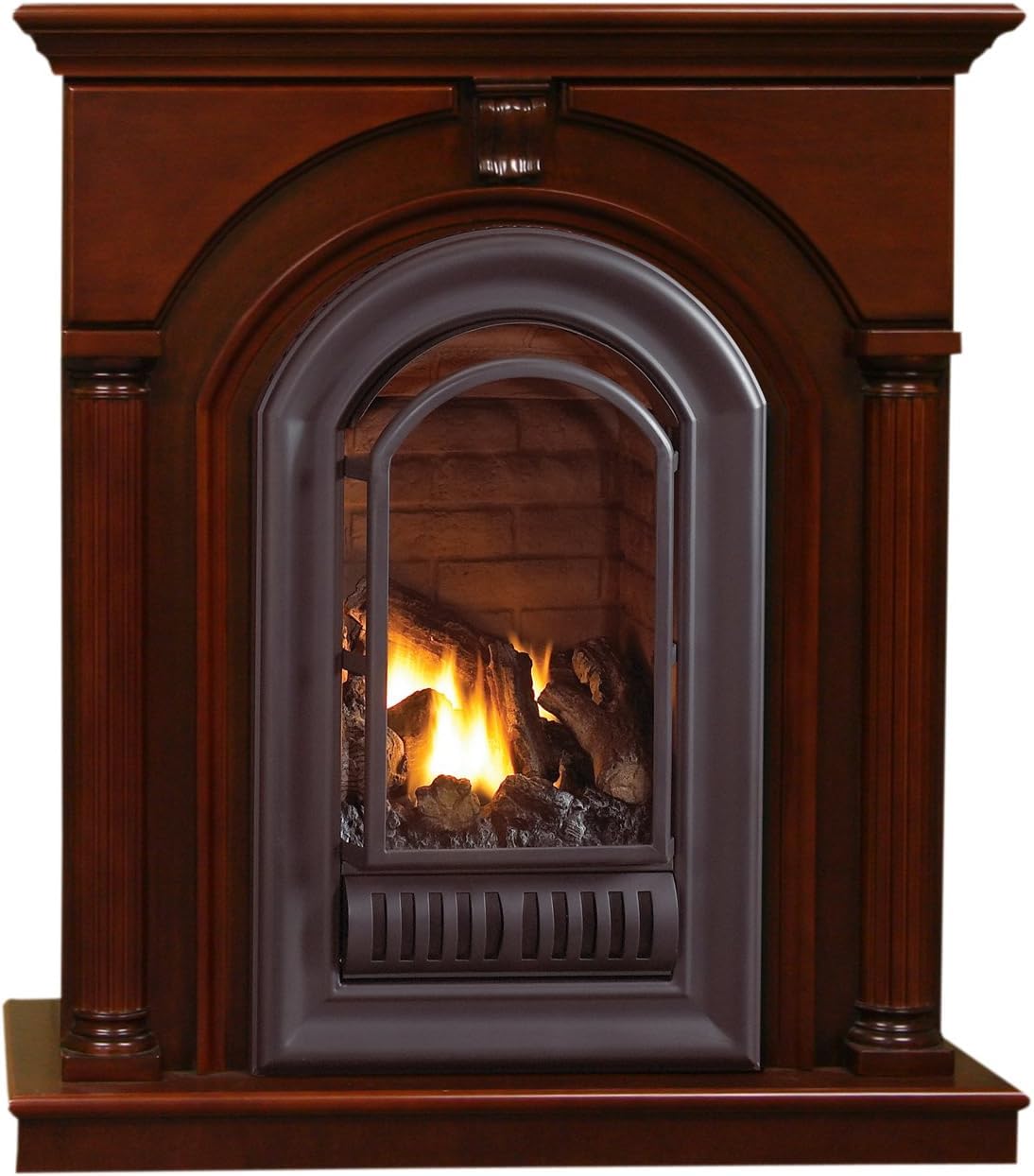 Amazon.com: HearthSense Natural Gas Ventless Gas Fireplace System with ...