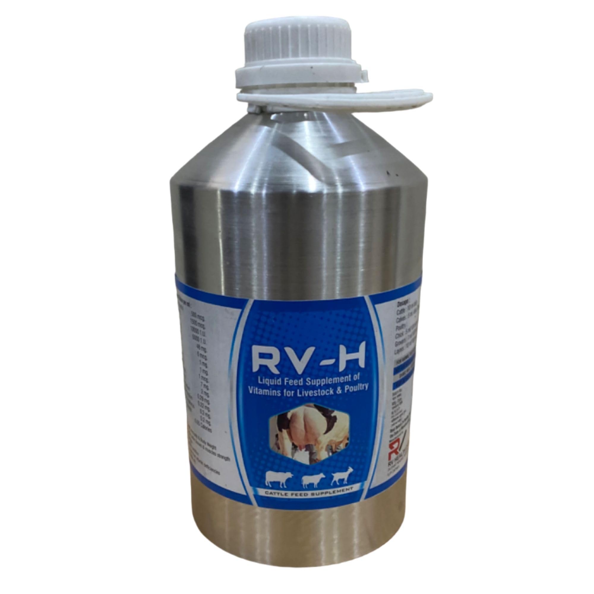 RV-H Veterinary Vitamin H Supplements for Animals for Cow, Cattle ...