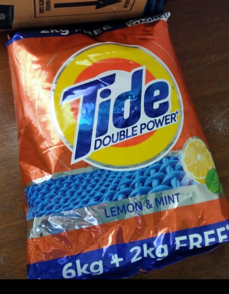 Tide Plus Detergent Washing Powder - 6kg+2kg free | Lemon & Mint ...