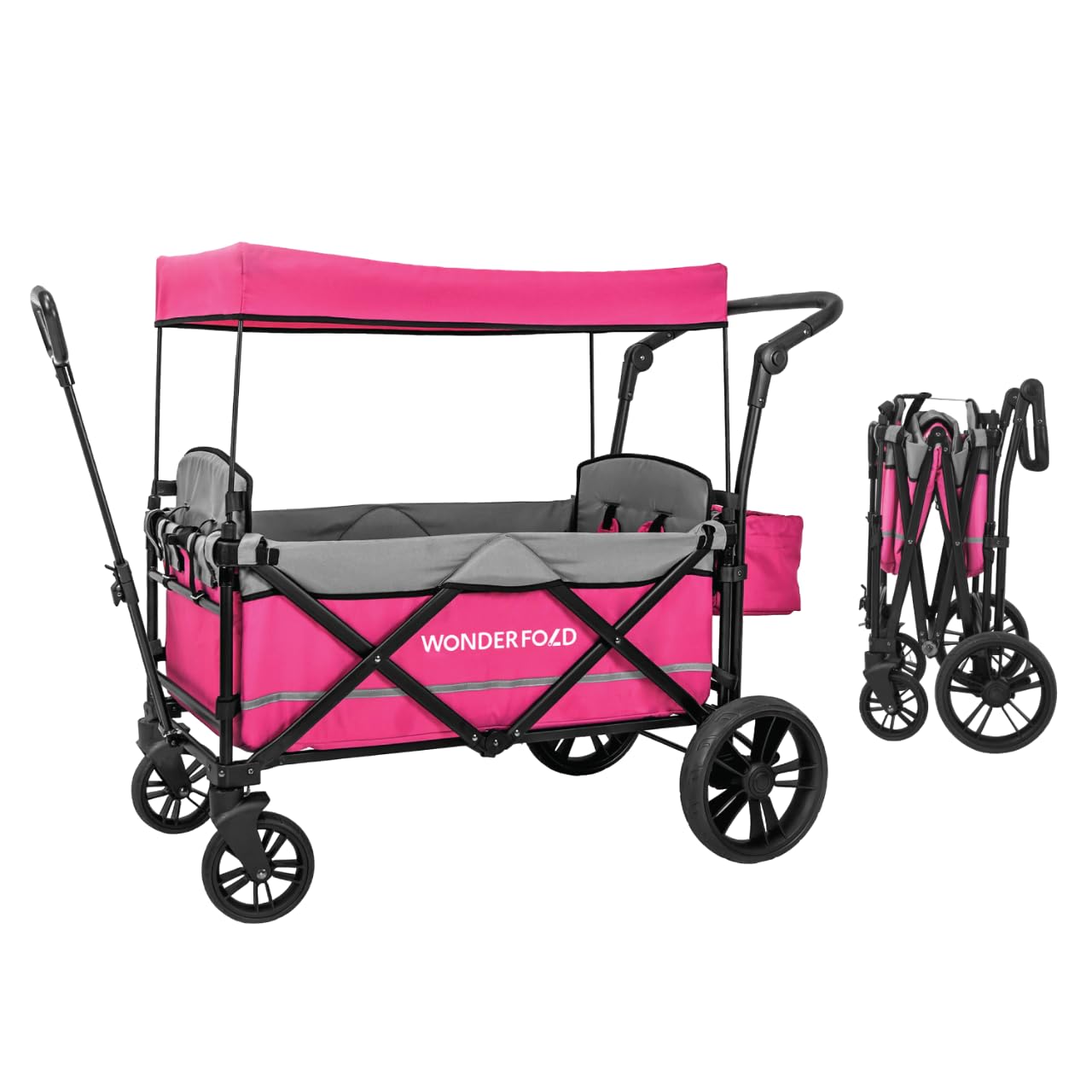 Snapklik.com : WONDERFOLD X2 Push & Pull Stroller Wagon (2 Seater ...