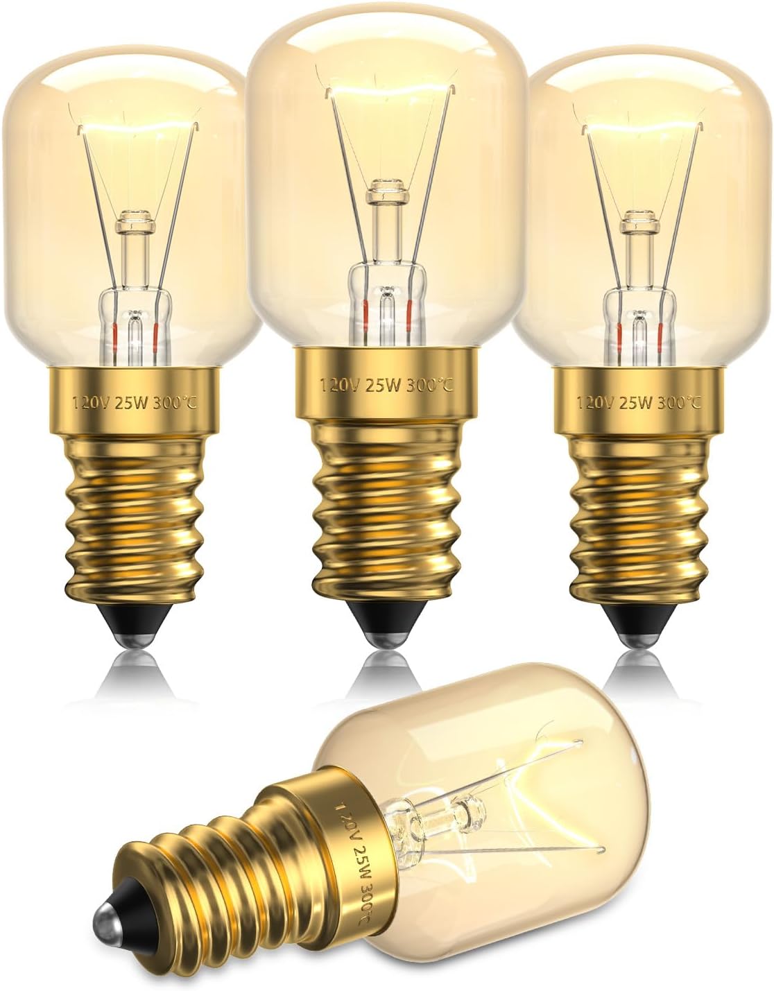 Amazon.com: TobeBright 25 Watt Oven Light Bulbs Replacement 120V - E14 ...