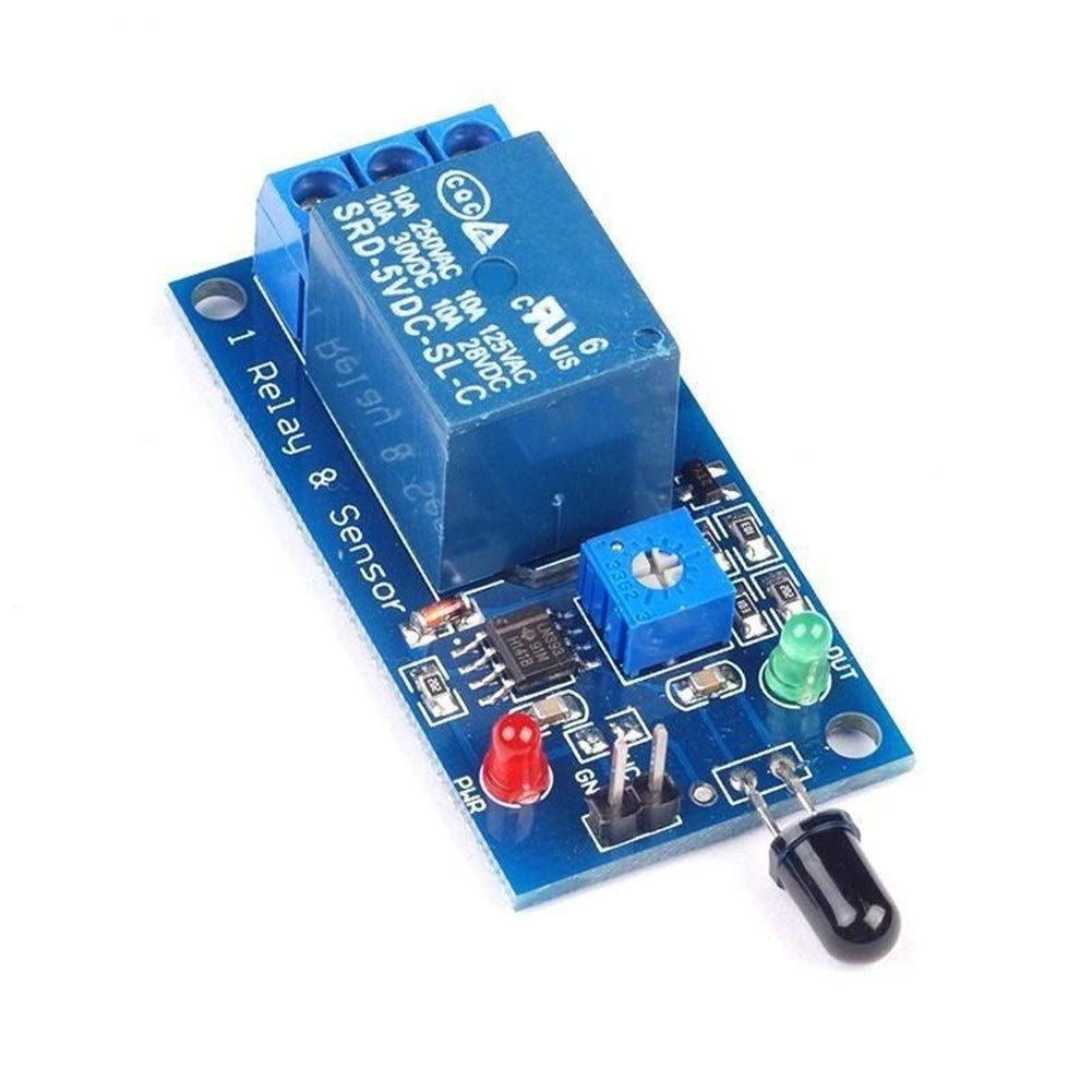 Buy ZhengFei 5v flame sensor module relay module combo fire flame detection fire alarm module ...
