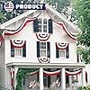 Amazon.com : 3x30Ft Patriotic Bunting 4th of July Decor Outside Red ...