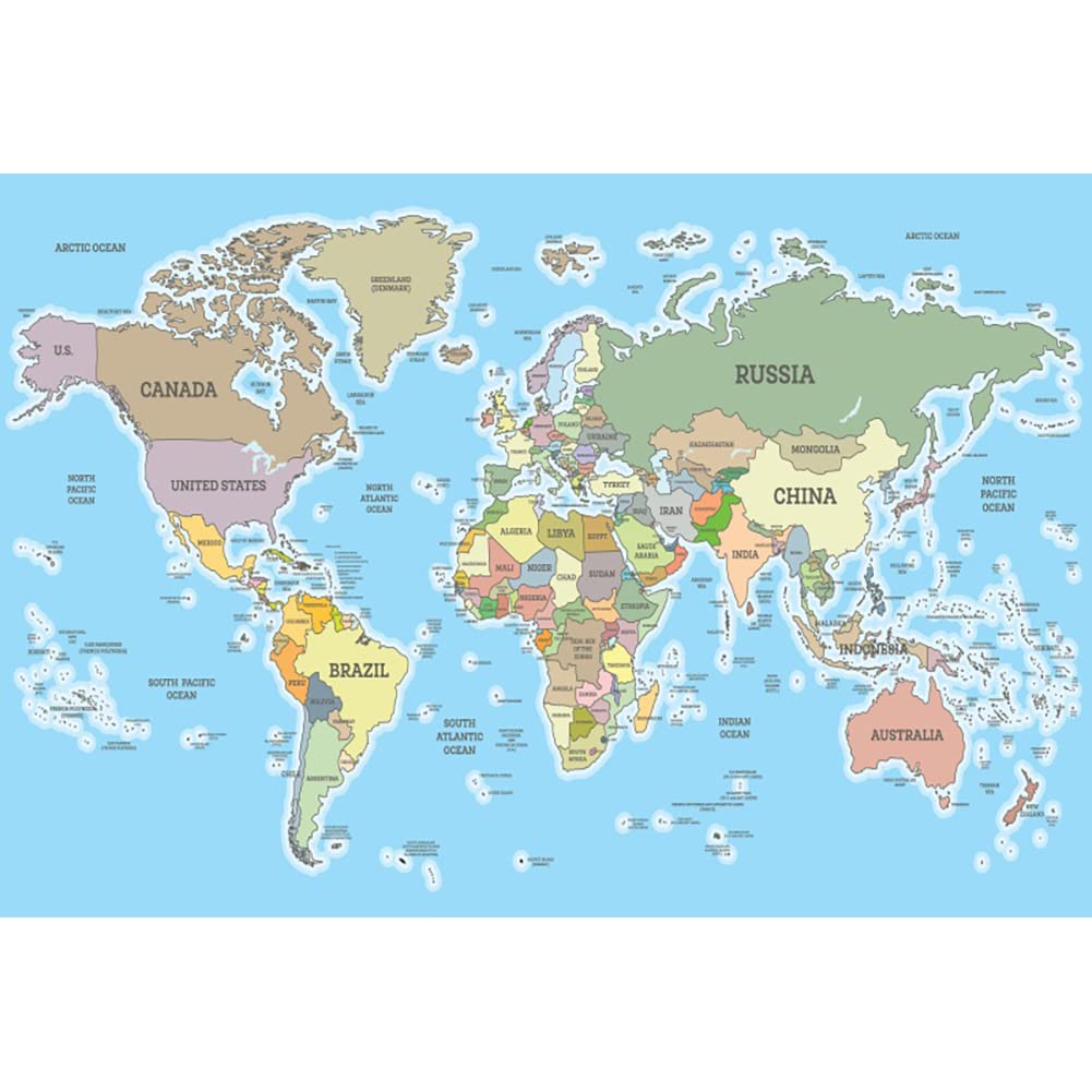 Fond De Carte Du Monde Gold World Map With Black Background Affiche