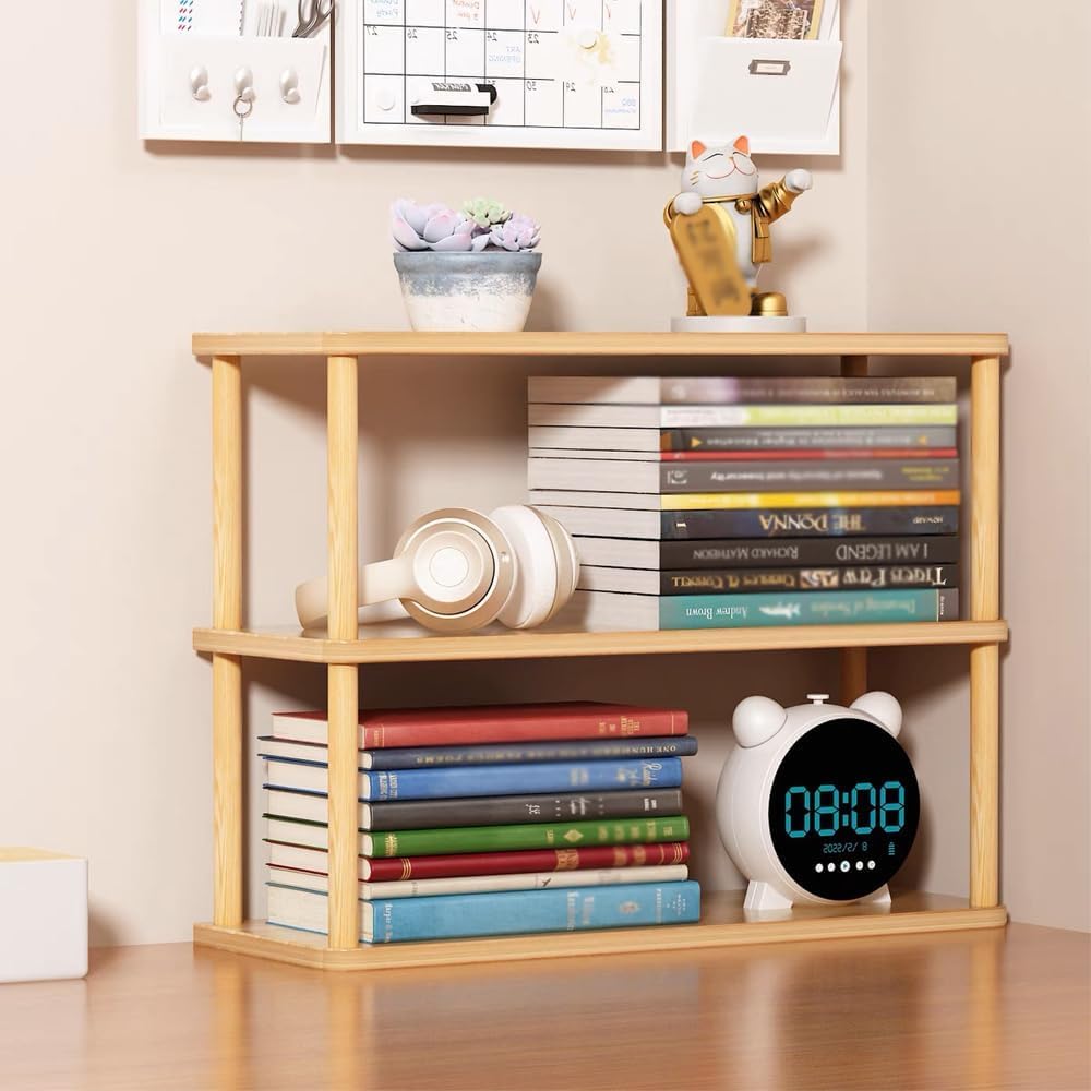 Amazon.com: Jiadrooe 3 Tier Desktop Shelf, Desktop Organizer Shelf ...