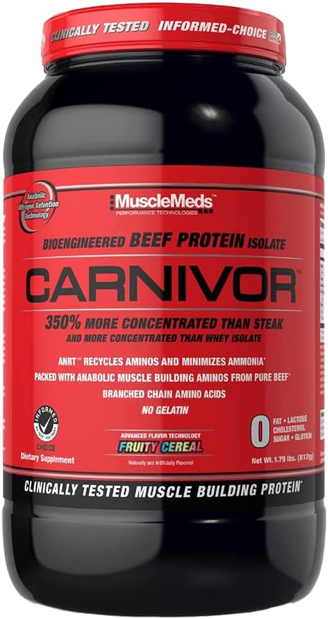 Amazon.com: MuscleMeds CARNIVOR Beef Protein Isolate Powder, Muscle ...