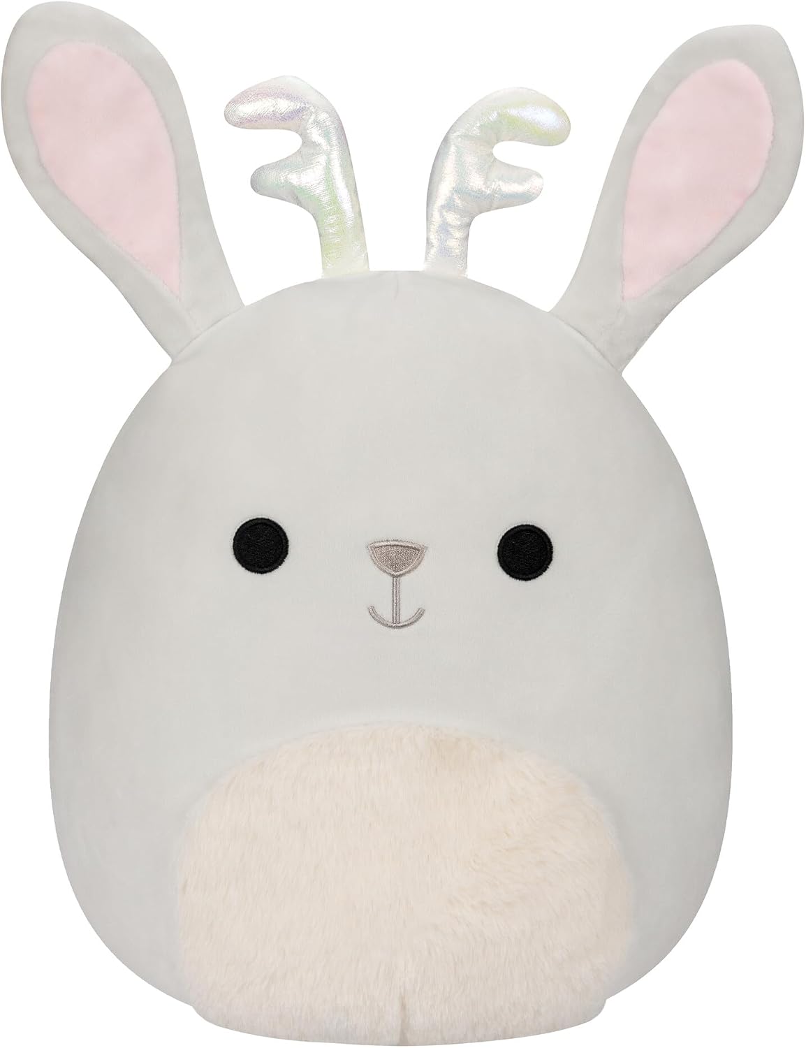 Amazon.com: Squishmallows Original 12-Inch Coralie Cream Jackalope with ...