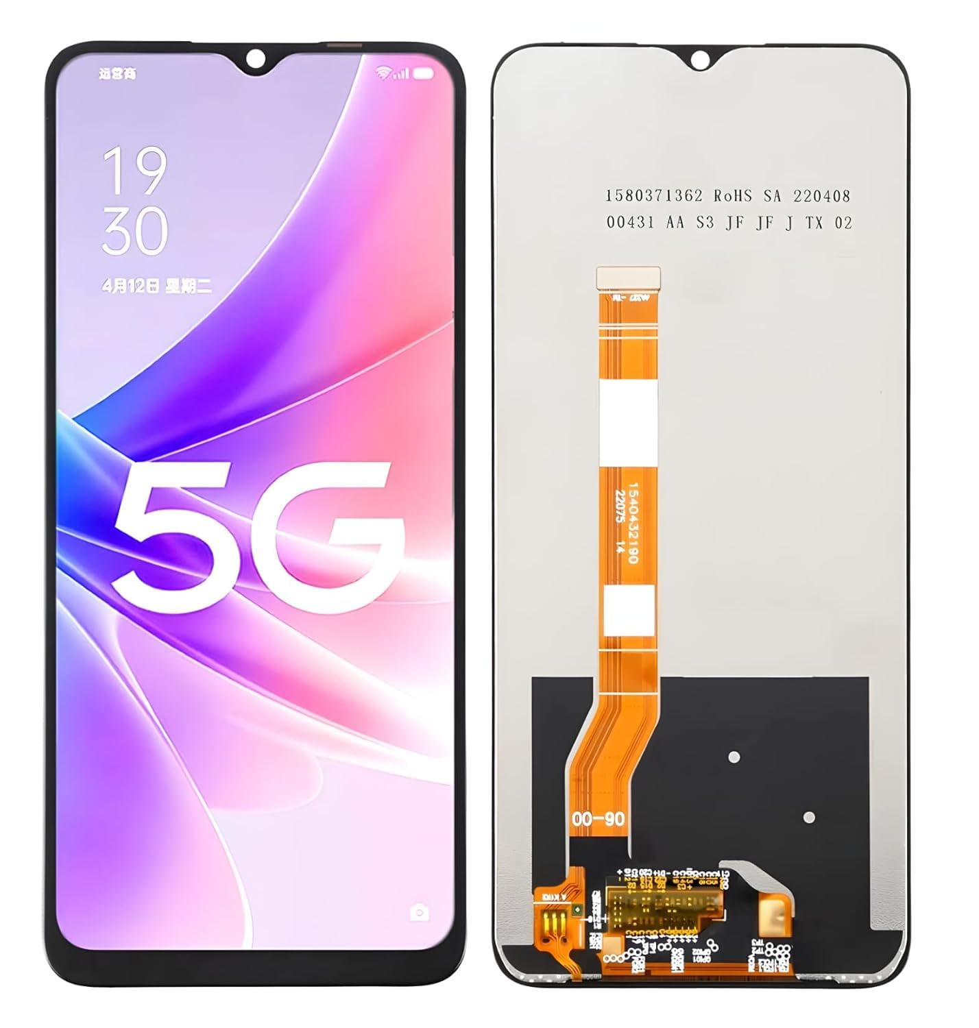 Compatible for Oppo K10 (5G) CareOG Display+Touch Screen Combo Folder ...