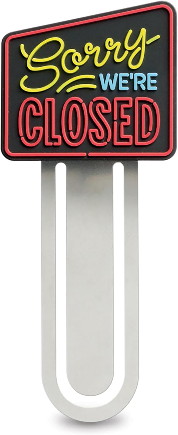 Amazon.com: Genuine Fred Light Reading Closed, Neon Sign Bookmark ...