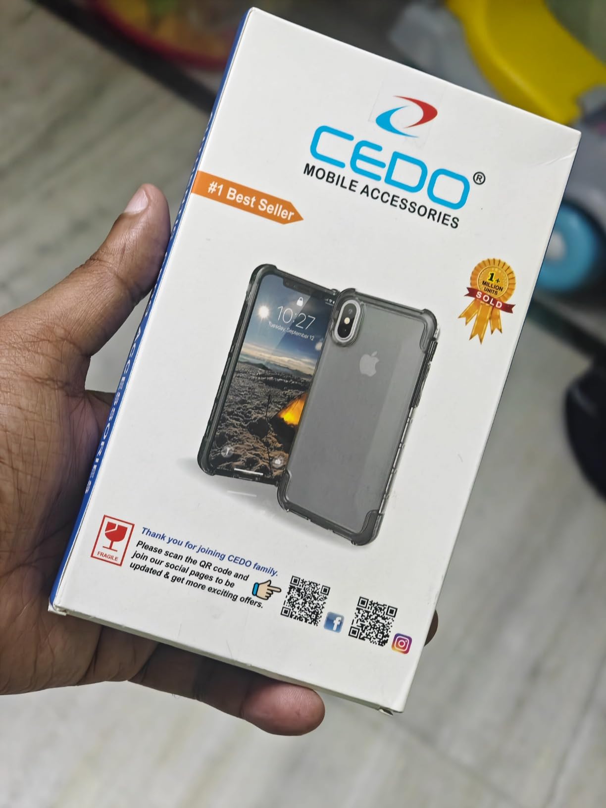 CEDO iQOO 12 (5G) Back Case Cover | Camera Protection Shockproof Bumper ...