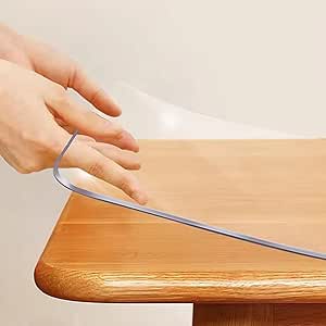 Custom Size Table Cover Clear Protector, Waterproof PVC Desk Mat ...