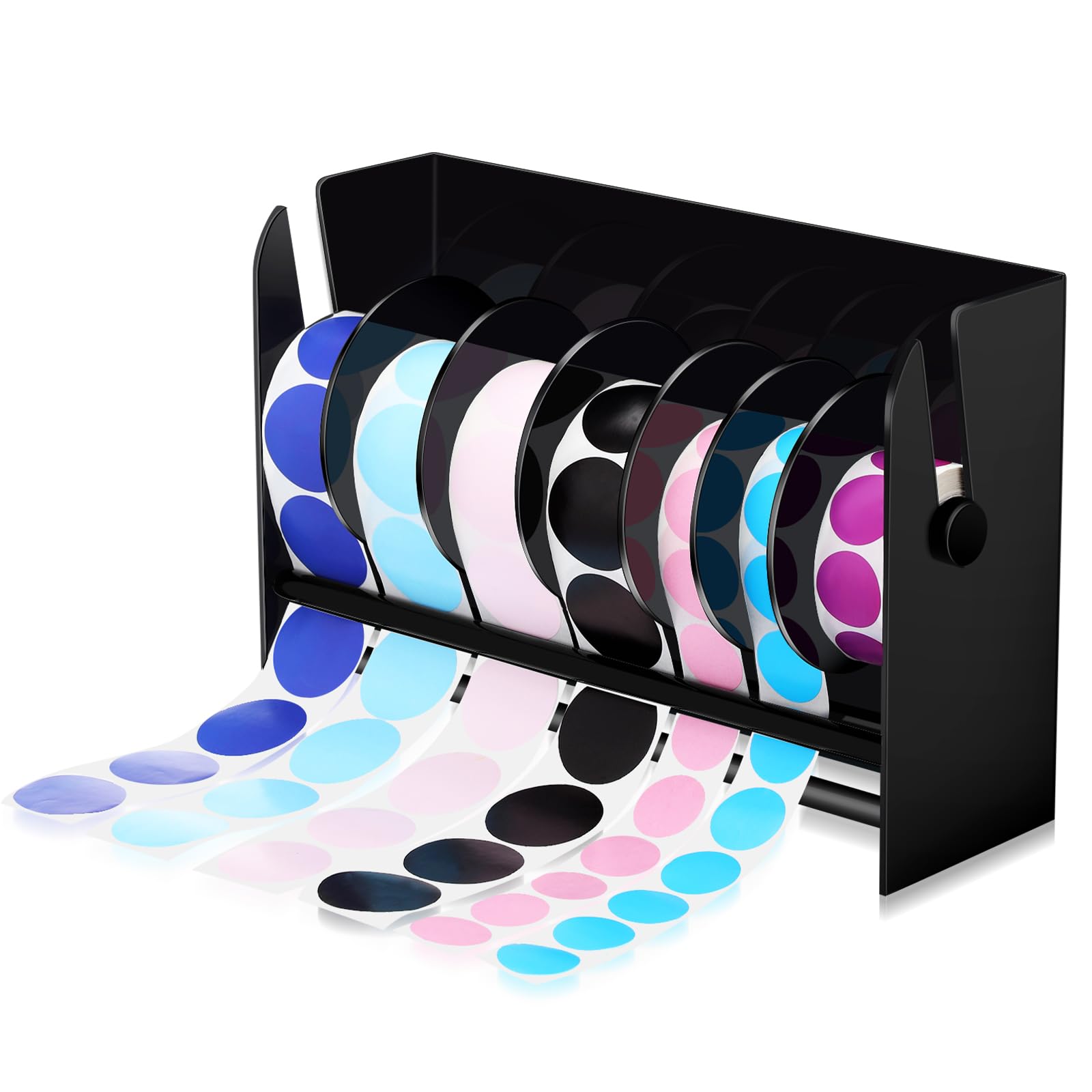 Snapklik.com : Qilery Adjustable Label Dispenser Acrylic Roll Sticker ...