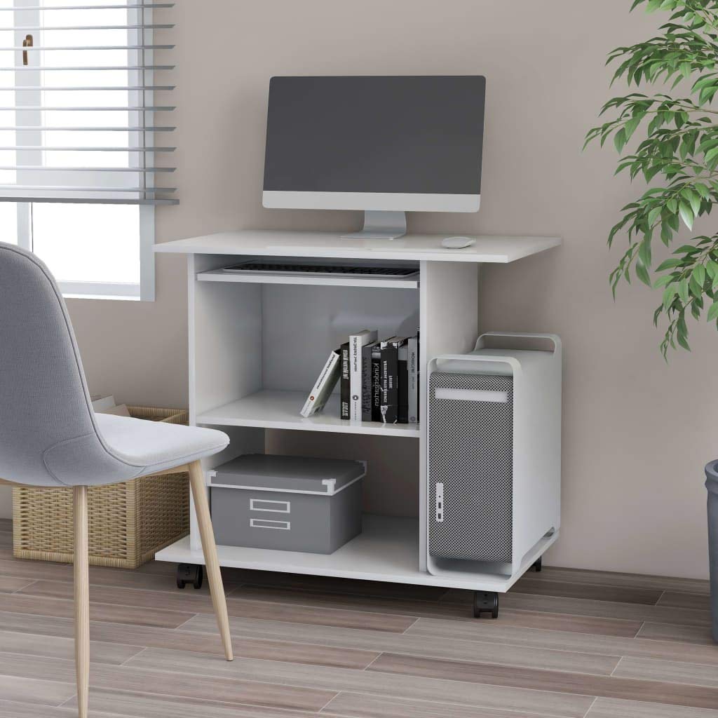 Amazon.com: YUHI-HQYD Computer Desk,Desk with Shelves,Small Computer ...